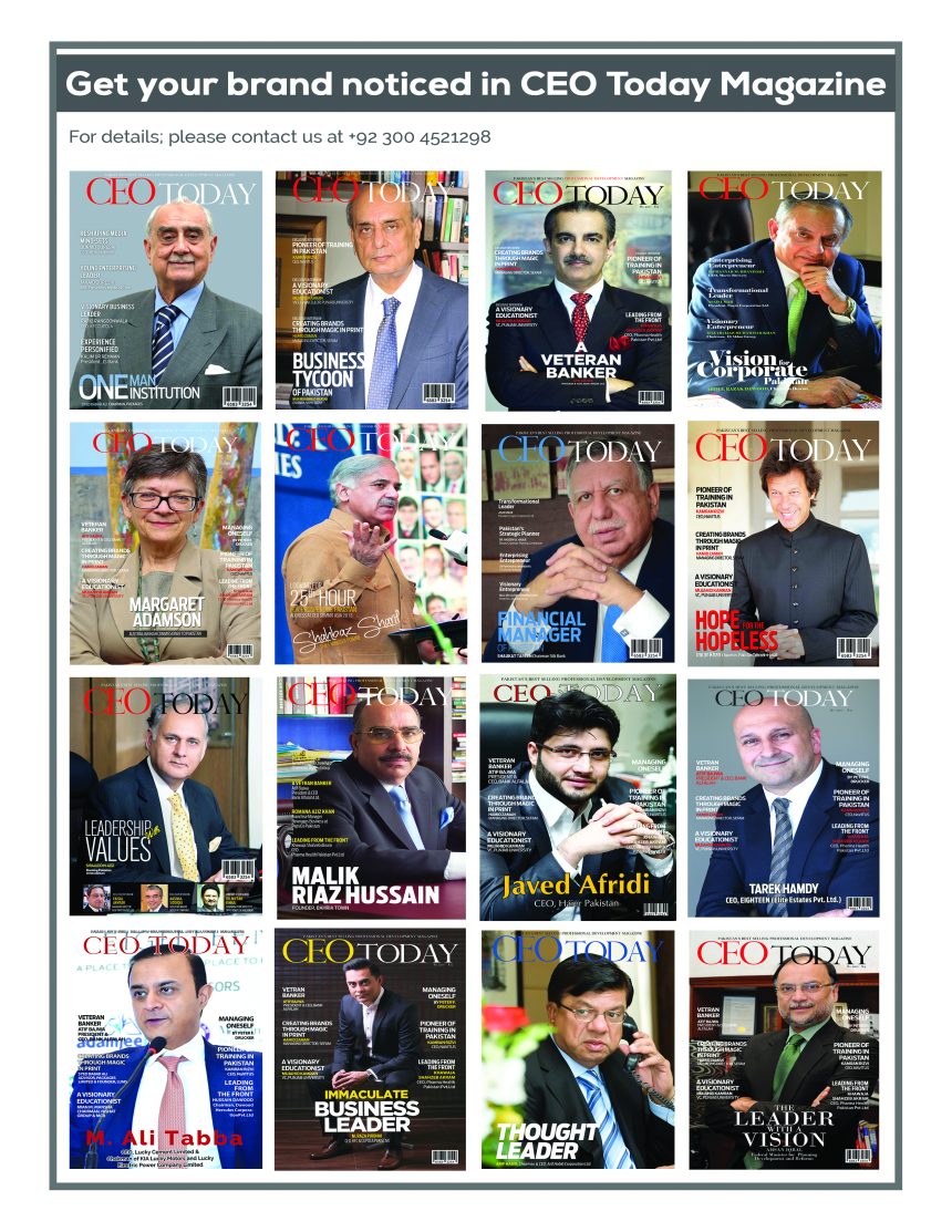 CEO Today Magazine – CEO Club Pakistan